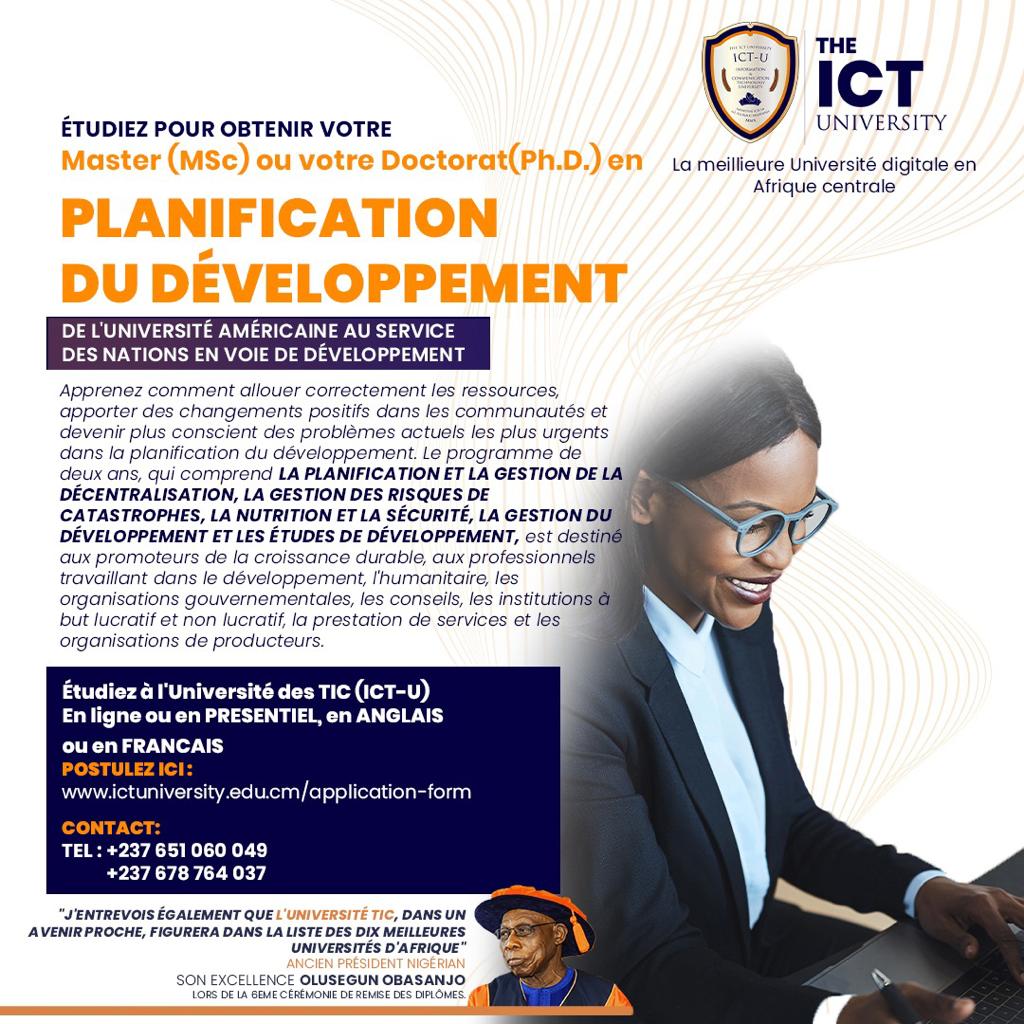 ICT University : Obtenez votre Master ou votre Doctorat en ...